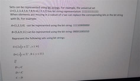 Solved Sets Can Be Represented Using Bit Strings For