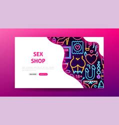 Sex Toys Neon Concept Royalty Free Vector Image
