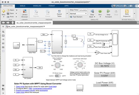 Solar Pv System With Mppt Using Boost Converter Matlab 49 Off