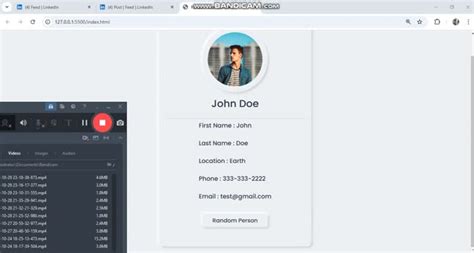 Mamoon Azam Khattak On Linkedin Javascript Randomusergenerator