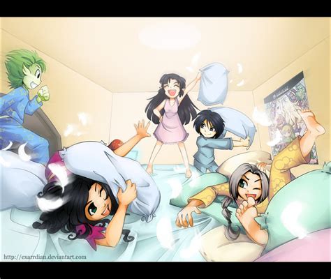Pillow Fight By Exarrdian On Deviantart
