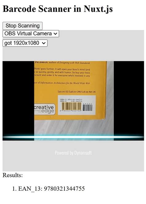 How To Build A Barcode And Qr Code Scanner In Nuxtjs Dynamsoft Developers Blog