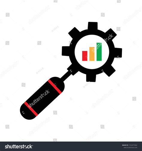 Statistics Vector Icon Infographic Chart Symbol Stock Vector Royalty Free 1722977452
