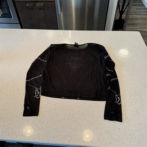 Dolls Kill Mesh Top Size 2x Does Have Some Little Depop