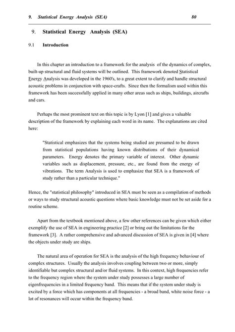 9 Statistical Energy Analysis Sea