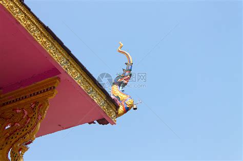 泰国清迈泰国寺庙屋顶佛教徒宗教金子建筑学高清图片下载 正版图片322097828 摄图网
