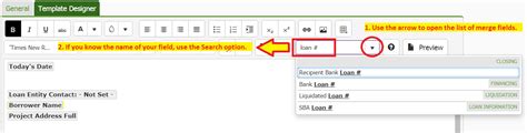 Adding And Configuring Merge Fields In Web Templates Ventures
