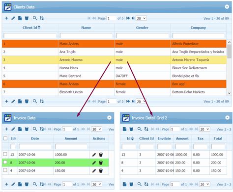 Master Multi Detail Grid 4 Php Framework