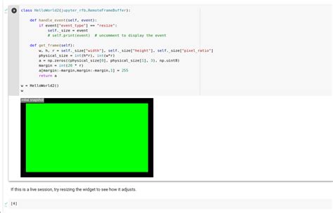 Running In Collab Notebooks Issue Vispy Jupyter Rfb Github