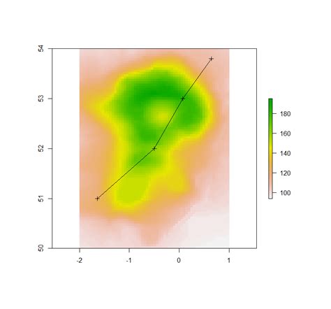 Extracting Raster Profile In R Gives Warning Number Of Columns Of Result Is Not A Multiple Of