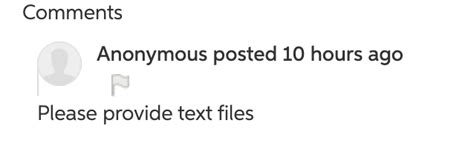 Solved How Do I Attach A Text File I Asked A Question Chegg Com