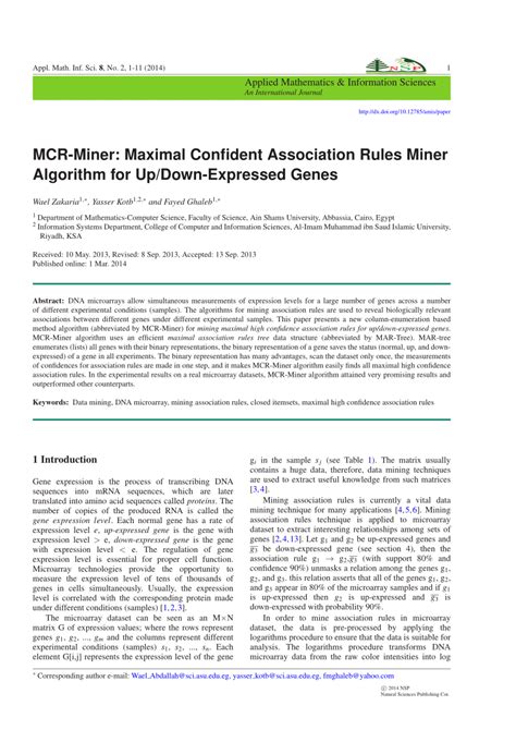 pdf mcr miner maximal confident association rules miner algorithm