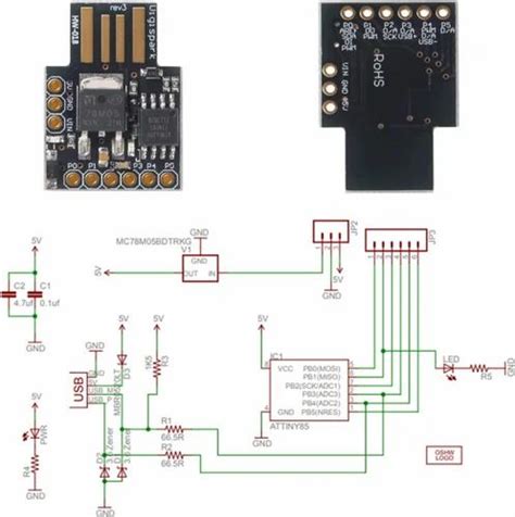 Attiny85 Usb Development Board Tiny85 At Rs 249piece Badarpur New