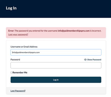 Customize Login Error Messages For Better Site Security