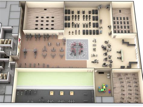 Fitness Center Design Layout