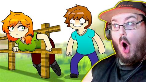 Steve Alex Minecraft Anime Steve I M Stuck TNT Prank Physical Vs