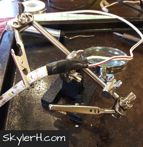 How To Extend LED Strip Lights By Cutting And Soldering SkylerH Automation