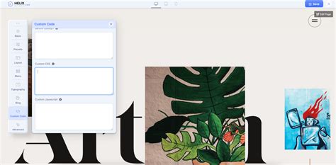 custom css js and stats code artion documentation joomshaper