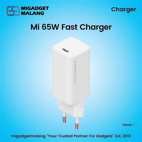 Kabel Xiaomi Wall Charger Adaptor Cable 67W Watt Cas Ori Garansi Resmi Rp 239 000 Mi Gadget