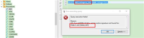 Ucanaccess The Stored Procedure Of Ms Access Database Is Not