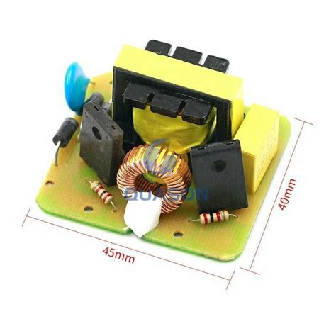 스텝 업 파워 모듈 듀얼 채널 인버스 컨버터 부스터 모듈 전원 레귤레이터 12v ~ 220v 35w Dc Ac 부스트