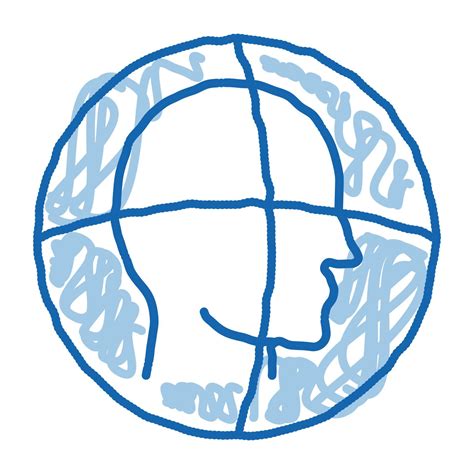 Scan Head Authentication Doodle Icon Hand Drawn Illustration 19478422 Vector Art At Vecteezy