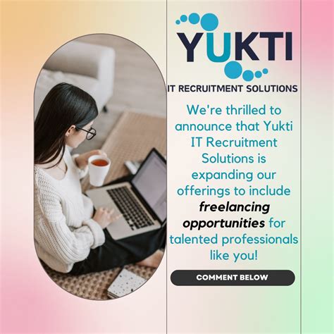 Yukti It Recruitment Solutions On Linkedin Freelanceopportunities Yuktiitrecruitmentsolutions