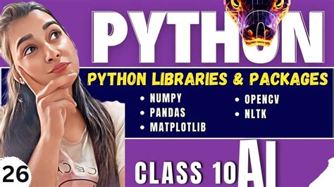 Advance Python Python Libraries And Packages Class 10 Ai Lec26 Ai