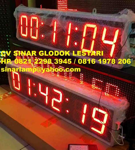 Display Timer Down Dan Display Timer Up Connecting N O Start Stop By Relay PLC