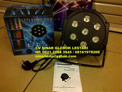 Led Mini Par 7 X 10W RGB Agen Dan Distributor Lampu LED Agen Dan Distributor Lampu CV