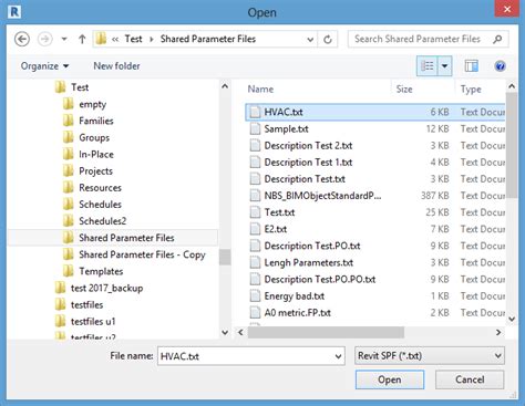 Revit Parameter Organizer 2018 Shared Parameters Connect Spf To Application