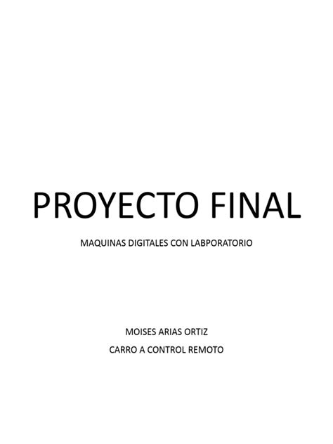 Proyecto Final Arduino Pdf Bluetooth Arduino