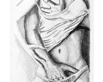 Pencil Drawings Illustrations Etsy