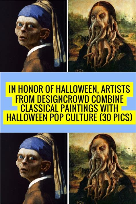 In Honor Of Halloween Artists From Designcrowd Combine Classical