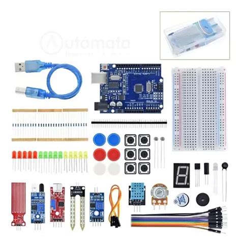 Kit Básico De Inicio Para Arduino Uno Tutoriales Meses sin interés
