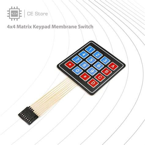 4x4 Matrix Keypad Membrane Switch Ce Store Mm