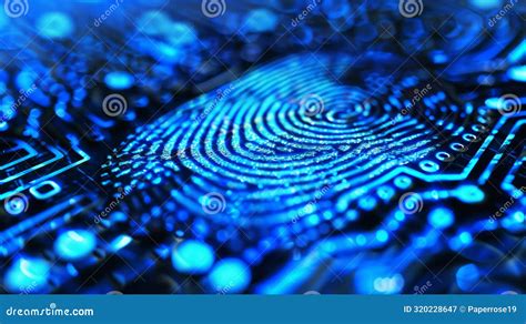 fingerprint scan provides security access with biometrics