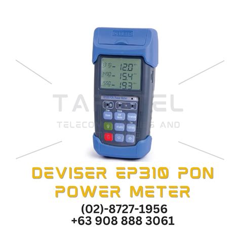 Deviser Ep310 Pon Optical Power Meter Commercial And Industrial Construction Tools And Equipment