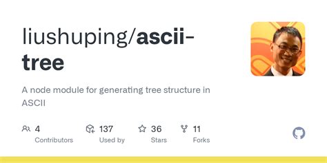 Github Liushupingascii Tree A Node Module For Generating Tree