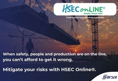 𝟱 𝗣𝗿𝗼𝗯𝗹𝗲𝗺𝘀 𝗛𝗦𝗘𝗖 𝗢𝗻𝗹𝗶𝗻𝗲® 𝗦𝗼𝗹𝘃𝗲𝘀 𝗶𝗻… Saryx Engineering Group Powering Hsec Online®