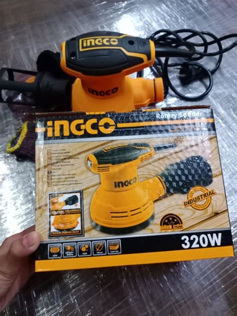 Ingco Rotary Sander Commercial And Industrial Industrial Equipment On Carousell