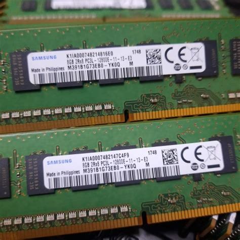 Jual Memory Ram Server Ddr3 8gb 2rx8 Pc3l 12800e Ecc Udimm Unbuffered Pc3l 12800e Jakarta