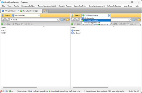 Explore And Manage C2 Object Storage Data On A Client Computer