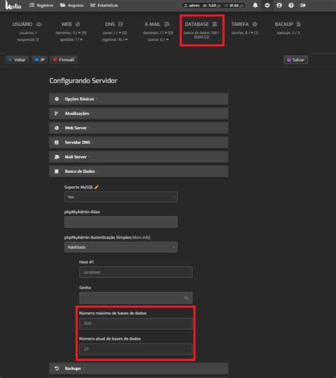 Bug Wrong Number Of Databases And Total Allowed Databases In Server