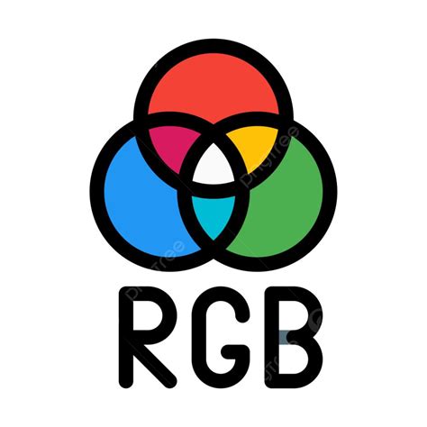 Rgb Color Model Mixed Illustration Vector Model Secondary Png And