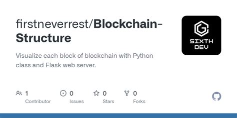 GitHub Firstneverrest Blockchain Structure Visualize Each Block Of Blockchain With Python