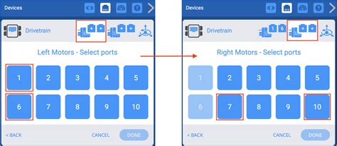 Configuring A Motor Drivetrain In VEXcode EXP VEX Library