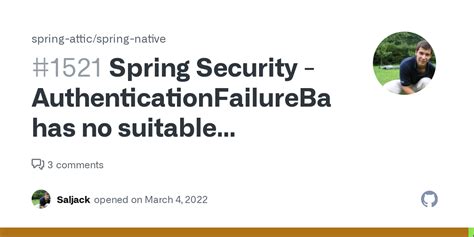 Spring Security AuthenticationFailureBadCredentialsEvent Has No
