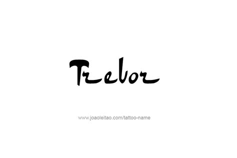 Trevor Name Tattoo Designs