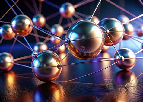 Visualizing Global Connections An Abstract Network Of Interconnected Spheres Perfect For